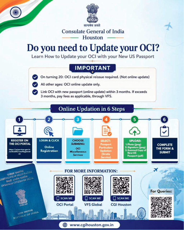Indian Consulate in Houston Hosts Information Session on OCIs – Indo ...